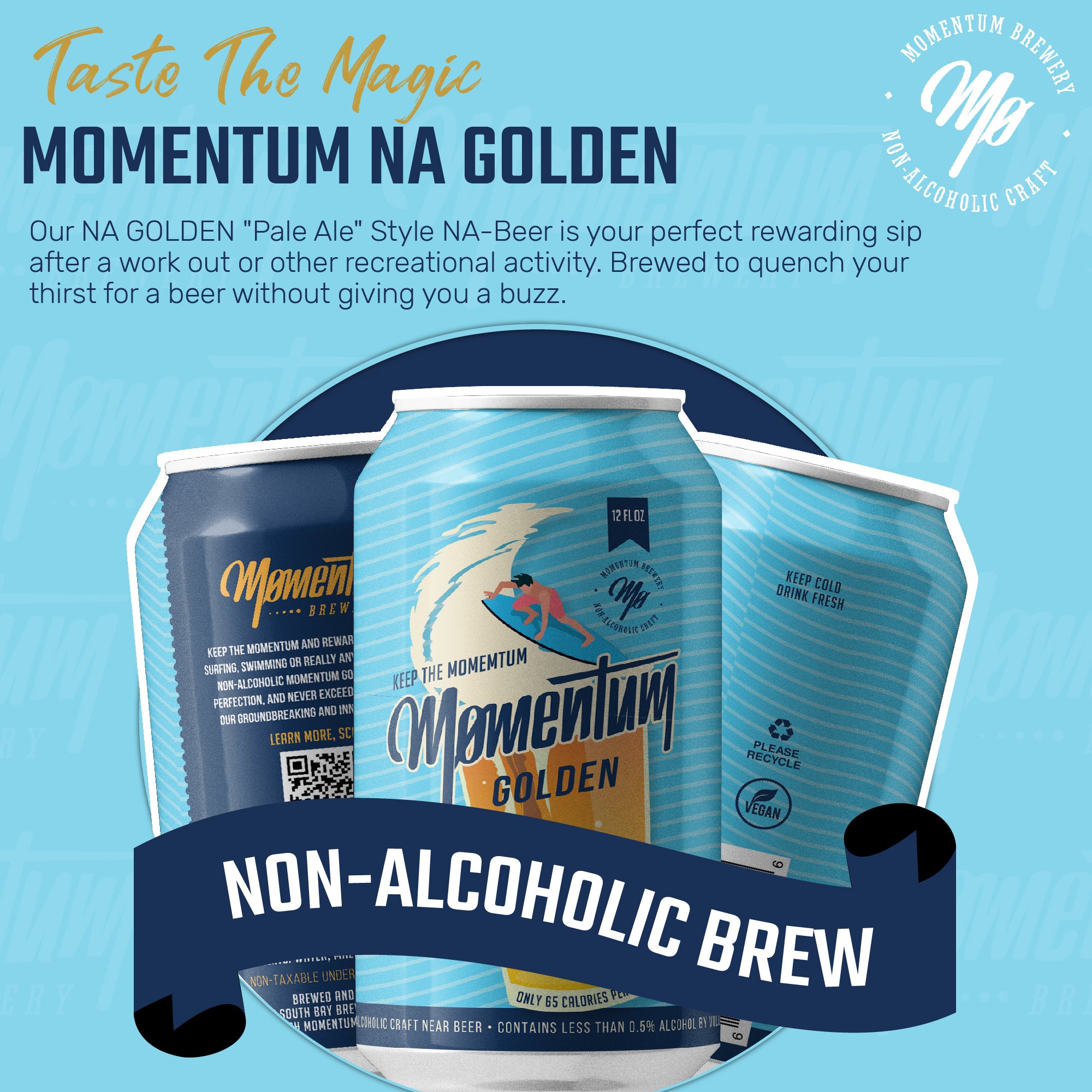 Momentum Brew - Non-Alcoholic Craft Beer - Keep the Momentum – Momentum ...